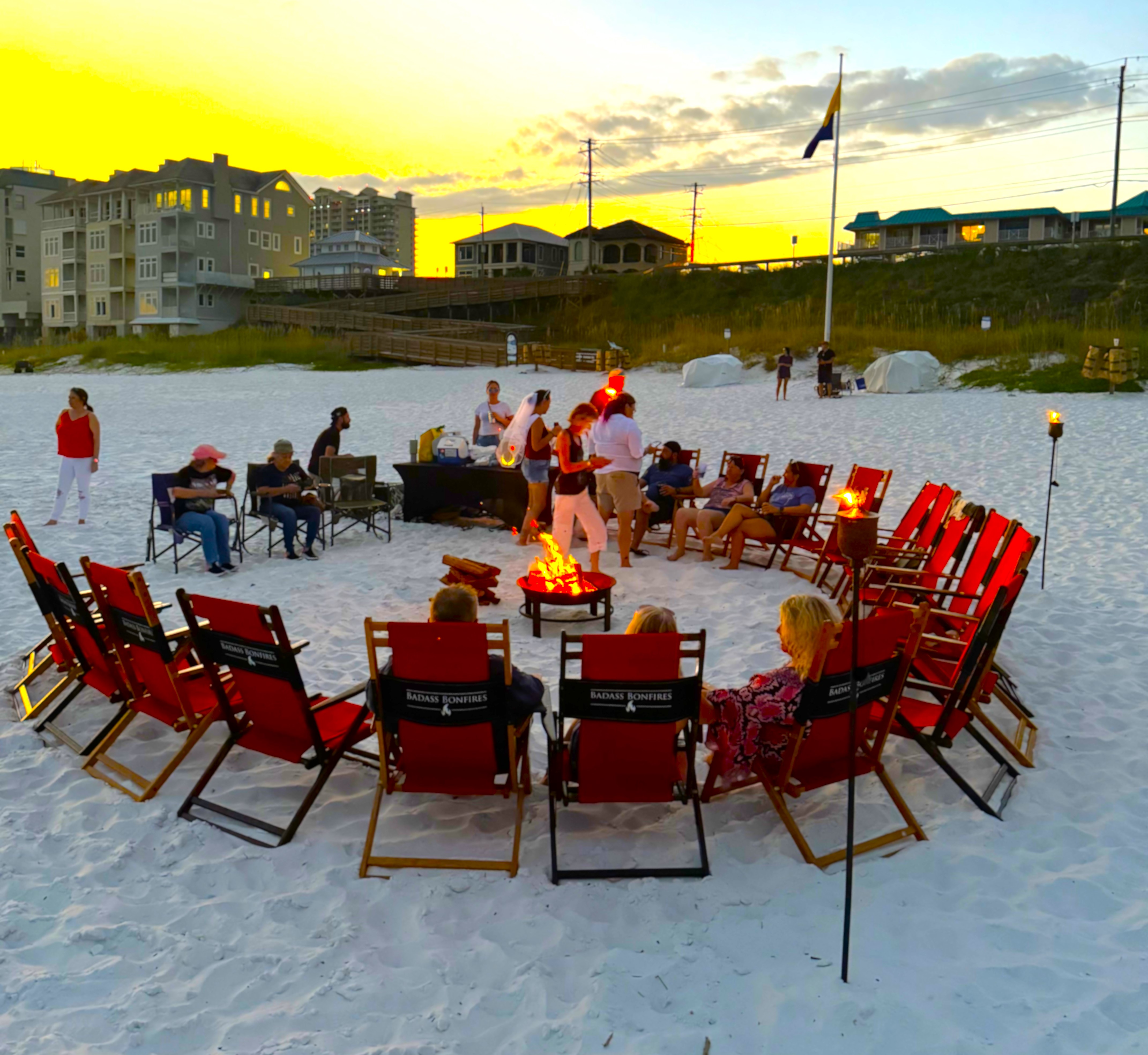 Badass Bonfires | Best Beach Bonfires in Destin, 30A FL